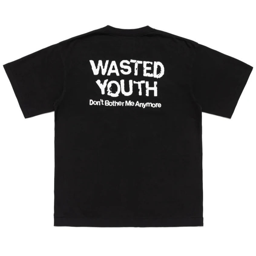 Wasted Youth Logo Tee FW24 Black In Stock Wasted Youth Logo Tee FW24 Black In Stock